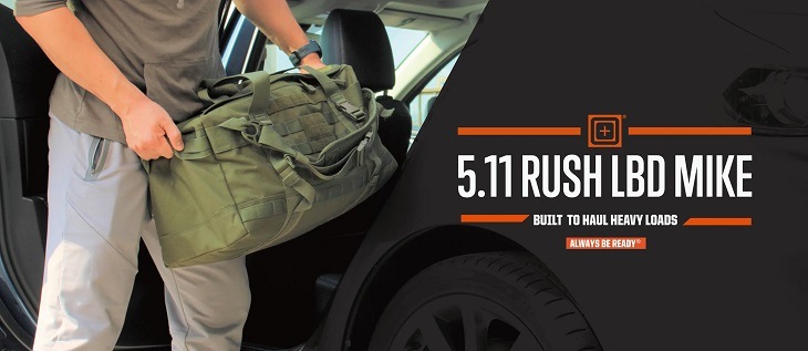 5.11 ファイブイレブン タクティカル 56293 ブラック ラッシュ/RUSH LBD MIKE 40L 中型 バッグ バック 軍用 ...
