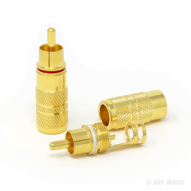 MOGAMI（モガミ）NEGLEX 7553 Hi-Fi RCAプラグ（金メッキ, φ8mm） 1ペア (2本)｜ART MUSIC