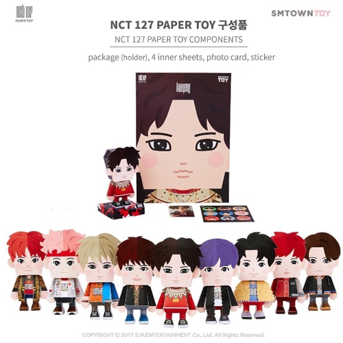 【予約】NCT 127 PAPER TOY「SUM」