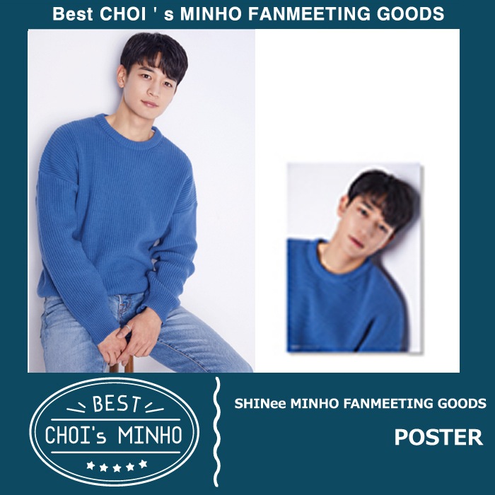 【予約】SHINee MINHO POSTER「Best CHOIs MINHO FANMEETING GOODS」