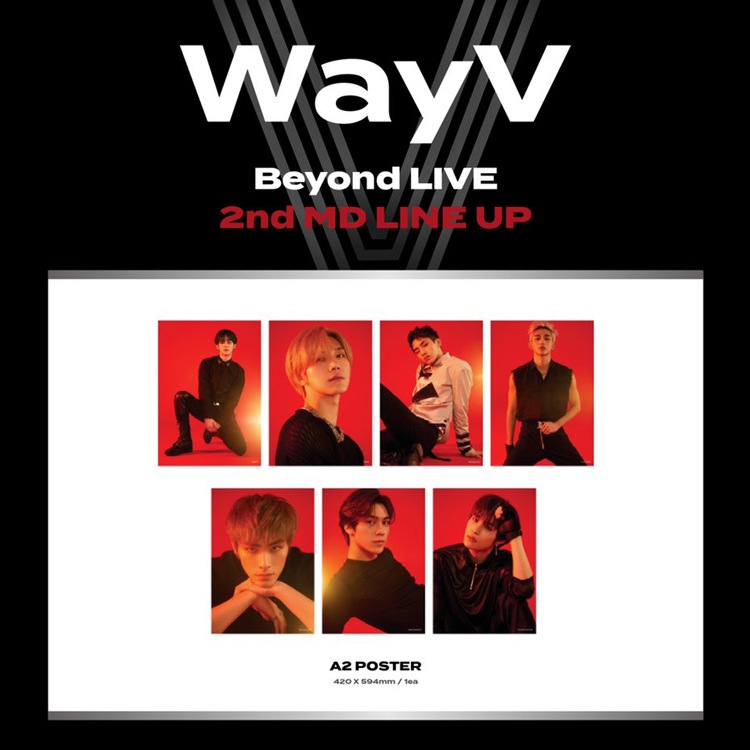 【送料無料】WayV A2 POSTER「WayV Beyond LIVE 2nd MD LINE UP」