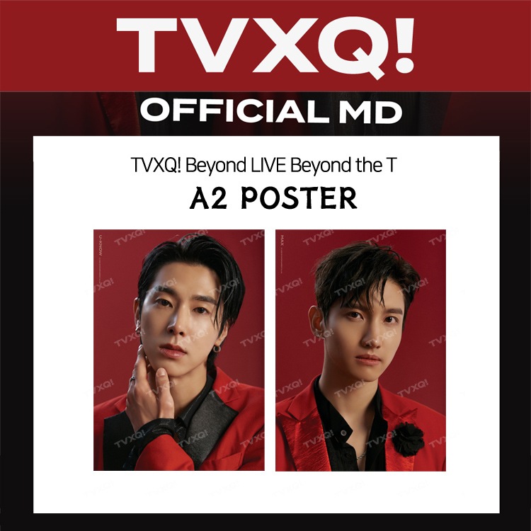 【予約/送料無料】TVXQ! A2 POSTER「TVXQ! LIVE Beyond the T OFFICIAL MD」