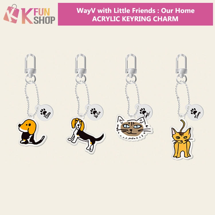 【予約】WayV ACRYLIC KEY RING CHARM_Our Home : WayV with Little Friends ...