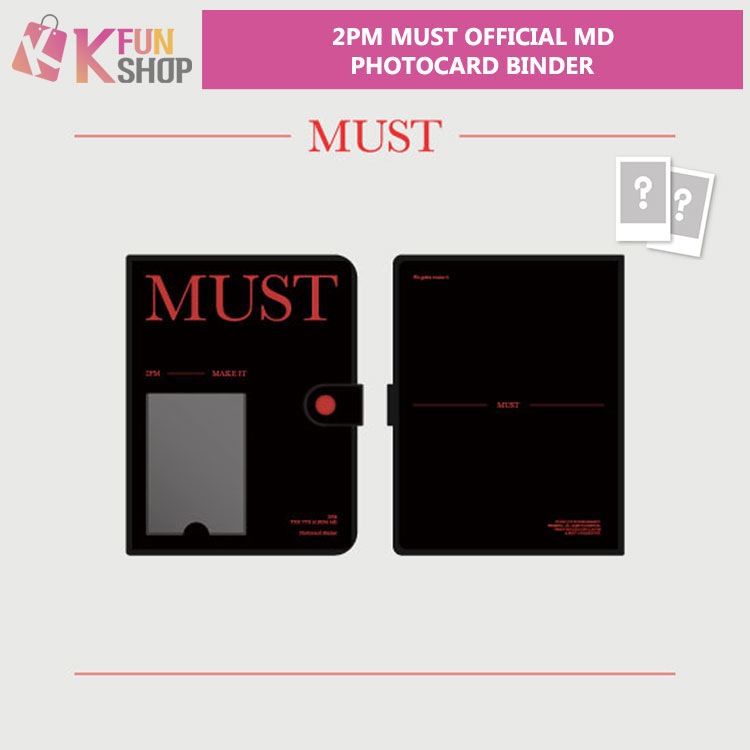 【予約】2PM PHOTOCARD BINDER_MUST OFFICIAL MD「JYP Entertainment」