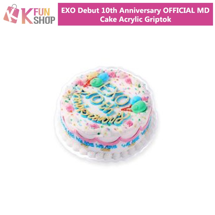 【予約】EXO Cake Acrylic Griptok_Debut 10th Anniversary OFFICIAL MD「SMTOWN ...