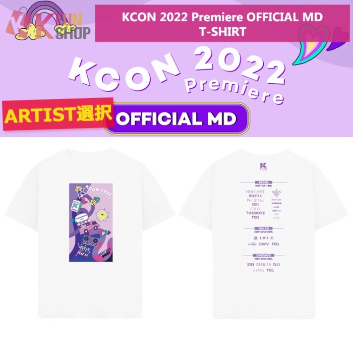 【予約】T-SHIRT「KCON 2022 Premiere OFFICIAL MD」