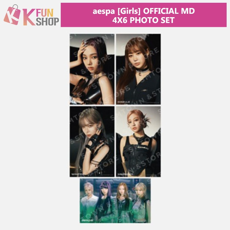 【予約】aespa 4X6 PHOTO SET_The 2nd Mini Album Girls OFFICIAL MD「SMTOWN&STORE」