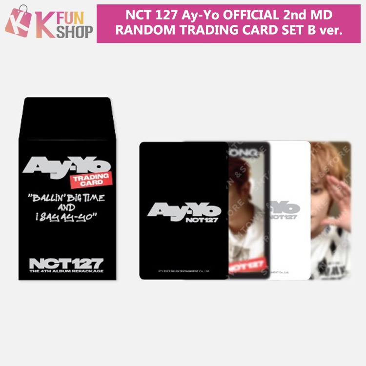 【予約】NCT127 RANDOM TRADING CARD SET B ver_Ay-Yo OFFICIAL 2nd MD