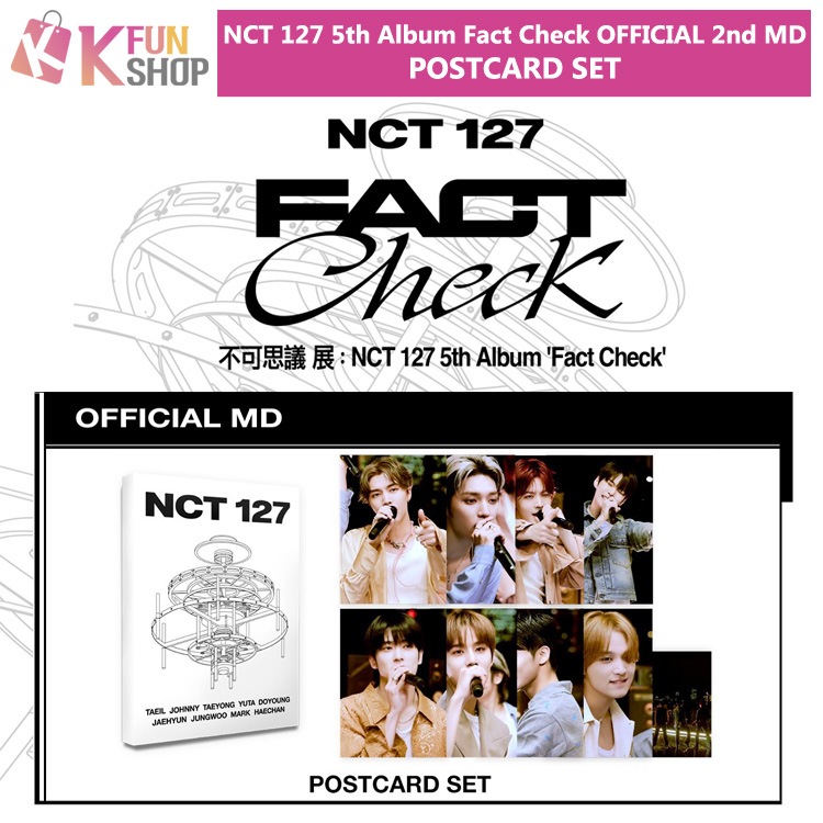 【予約】NCT127 POSTCARD SET_NCT 127 5th Album Fact Check OFFICIAL 2nd MD