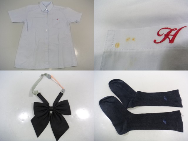 J56 日出学園中学校・高等学校 ブレザー/半袖長袖シャツ/靴下/リボン 3sn015 | 女子制服,中学校,セット | 中古学生服の専門店「A-制服店.com」