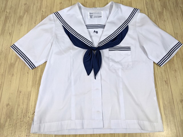 E95 愛知県 安城学園高校 夏服セーラー服+夏服スカート+スカーフ/yt3303【15DKJ】 | 女子制服,高校 | 中古学生服の専門店 ...