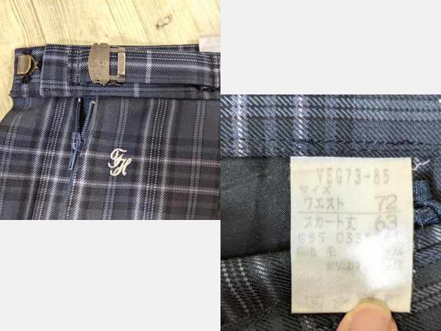 T2054 兵庫県 多可高校 ブレザー+冬服スカート+リボン/yt3809【1LXCV】 | 女子制服,高校 | 中古学生服の専門店「A-制服 ...