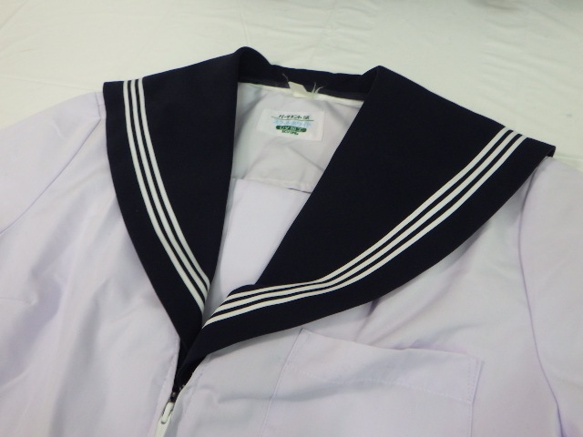 R76 愛知美浜町立野間中学校 夏服セーラー服+スカート/yt1911【6CFW】 | 女子制服,中学校,セット | 中古学生服の専門店「A ...