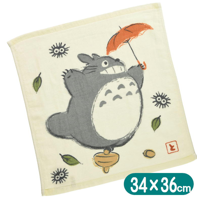となりのトトロ ガーゼ ウォッシュタオル 飛び立つトトロ ハンドタオル スタジオジブリ グッズ キャラクター 日本製 丸眞 今治タオル | ホームファッション,タオル,ハンドタオル ...
