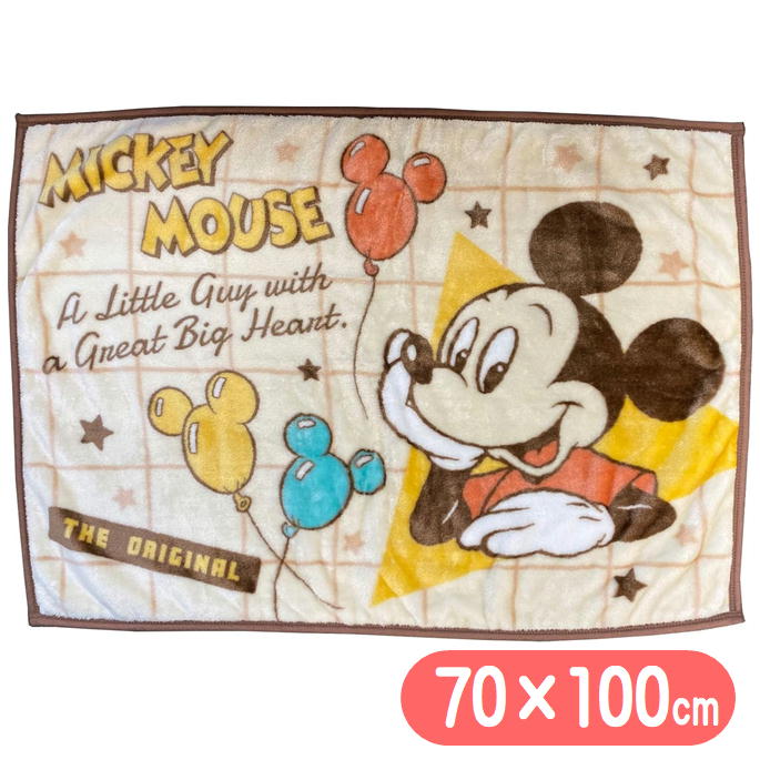 ひざ掛け 毛布 ミッキー レトログリッド ミッキーマウス ブランケット ディズニー キャラクター H70×W100cm 丸眞 | ホームファッション,寝具,毛布／ひざ掛け | キャラクター ...
