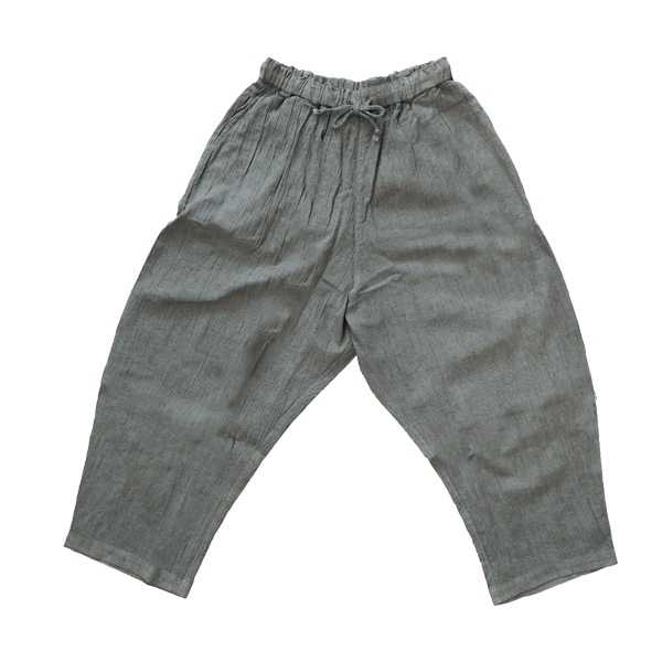 MITTAN PT-113B 強撚竹パンツ 松煙（ベンガラ染） 送料無料