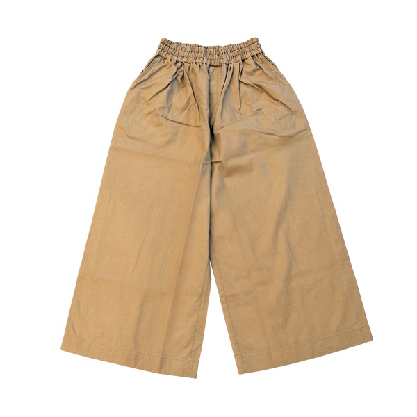 MITTAN PT-103 大麻綿ウェザーワイドパンツ 薄茶 送料無料