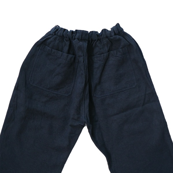 MITTAN PT-92 亜麻苧麻ワイドパンツ 濃紺 送料無料