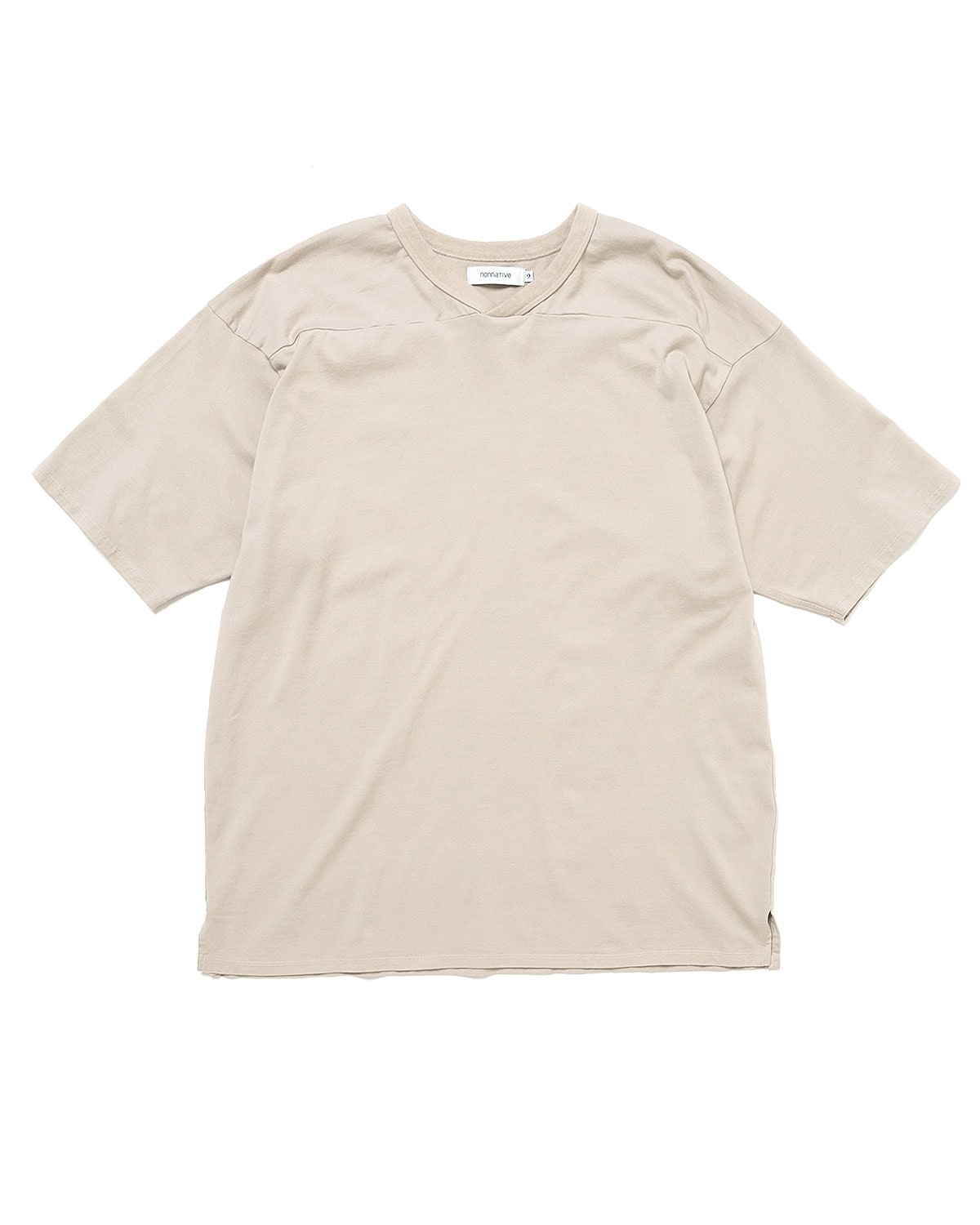 COACH S/S V-NECK TEE COTTON JERSEY OVERDYED | nonnative | A(e)_STORE