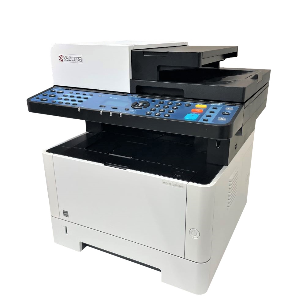 京セラ ECOSYS M2540dw A4モノクロ複合機 使用枚数1721枚 無線LAN USB モノクロ 白黒 コピー機【送料無料】【中古 ...