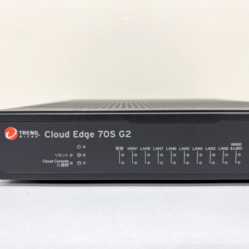 トレンドマイクロ 統合脅威管理 CloudEdge 70SG2 UTM セキュリティ強化 ウイルス対策 TREND MICRO 【送料無料】【中古】 | パソコン周辺機器・他,ネットワーク関連 ...