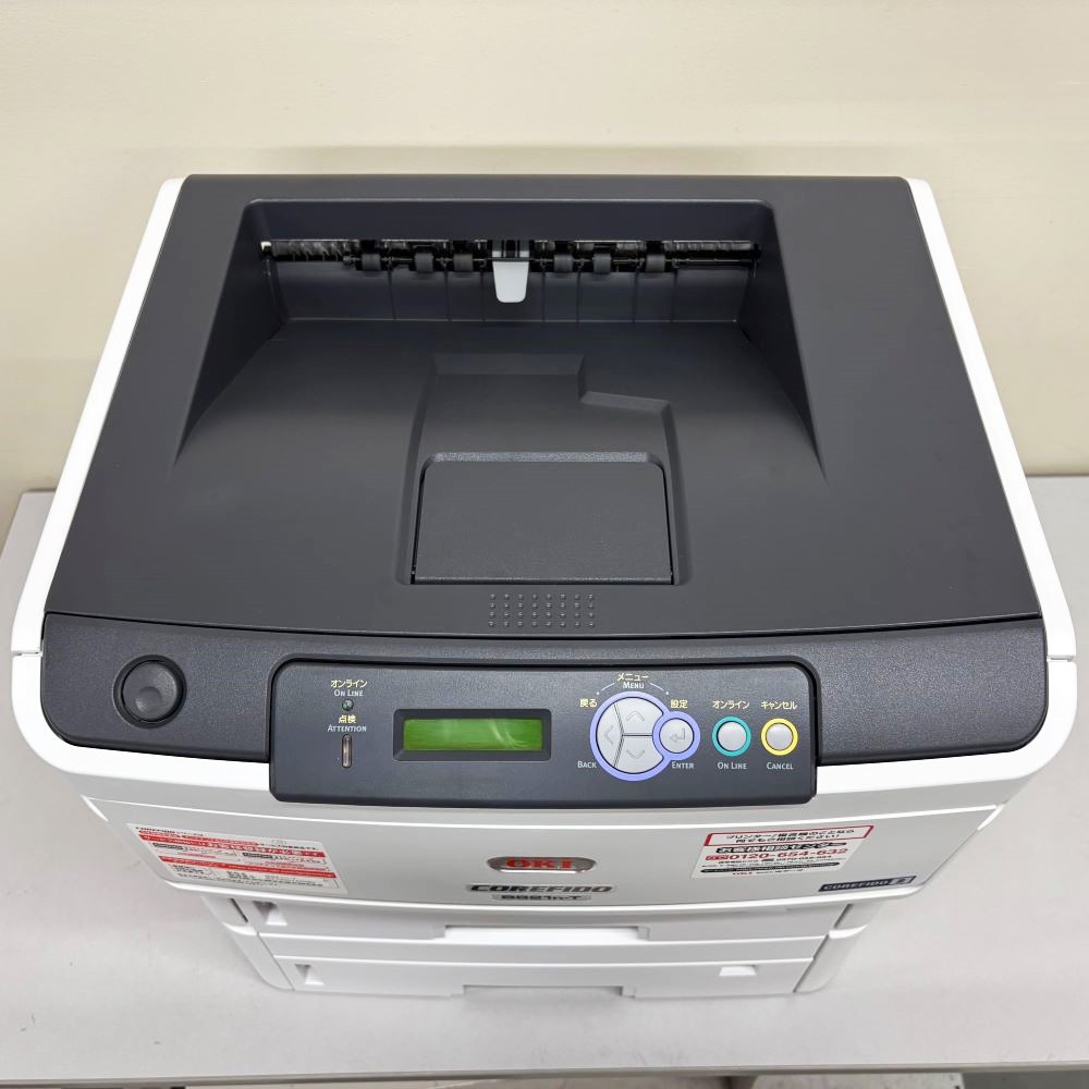 OKI A3対応モノクロLEDプリンター COREFIDO B821n-T トータルカウント18,837枚 毎分35枚 LEDプリンター コア ...