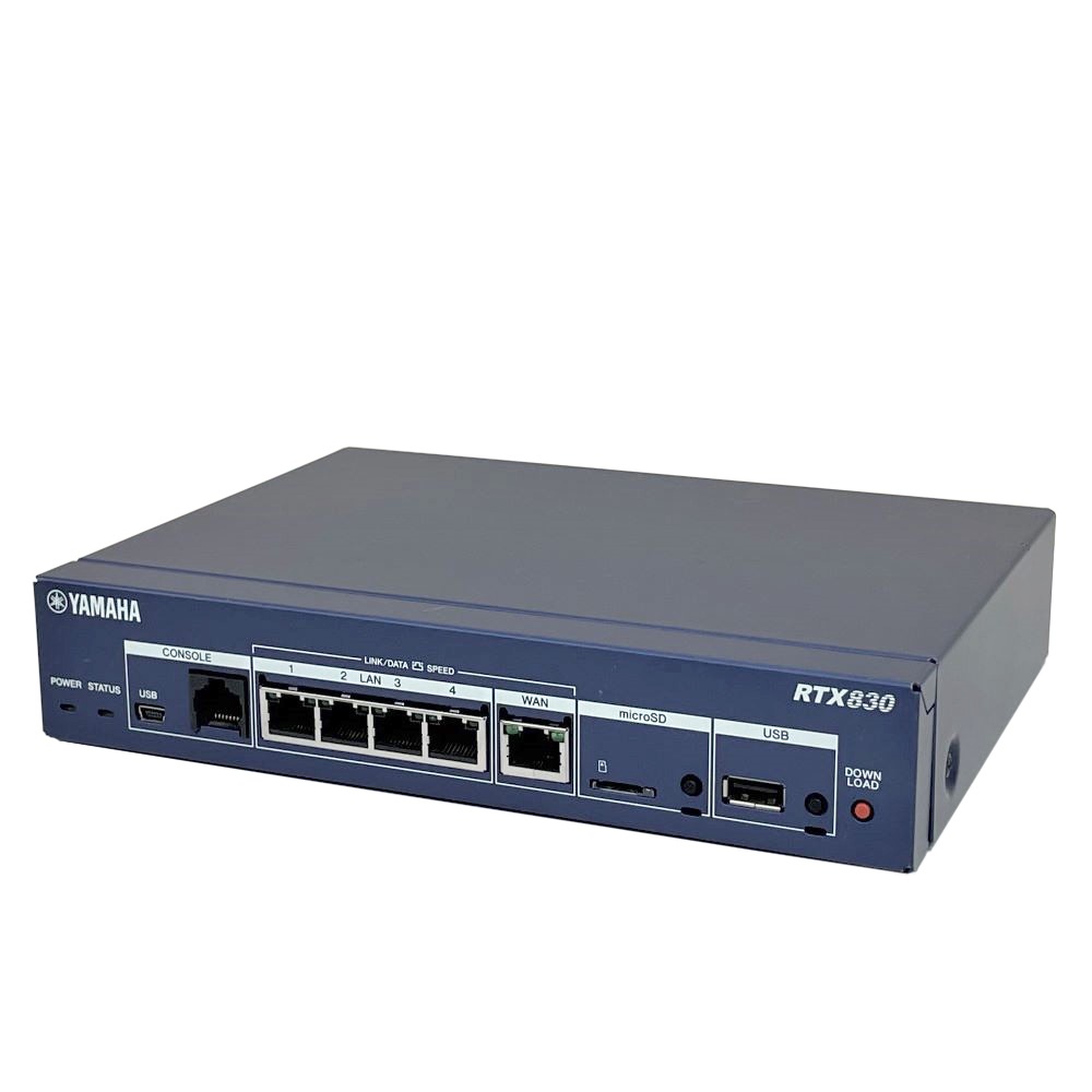 YAMAHA ギガアクセスVPNル－ター RTX830 ヤマハ 小規模拠点向 ネットワーク 有線ブロードバンドルーター IPv6 PPPoE 【送料無料】【中古】 | パソコン周辺機器・他 ...