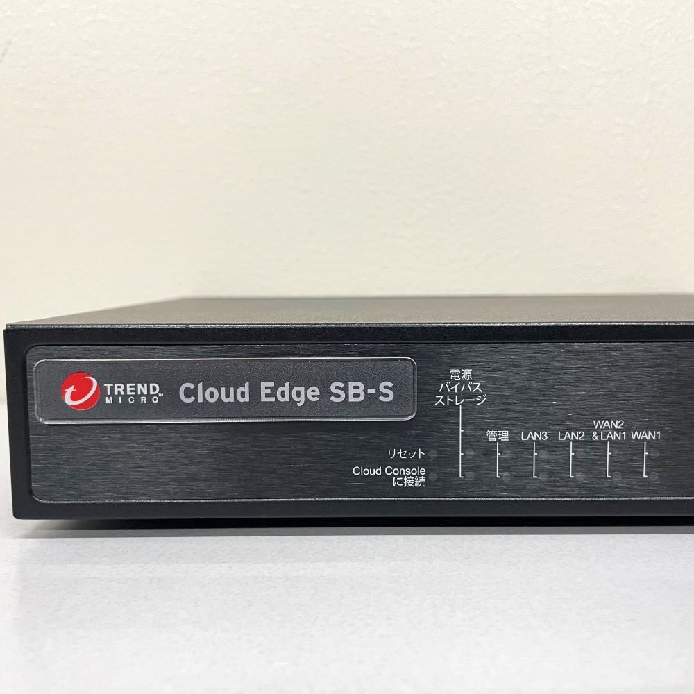 トレンドマイクロ 統合脅威管理アプライアンス Cloud Edge SB-S UTM ファイアウォール IPS アンチウィルス VPN 脅威対策 TREND MICRO 【送料無料】【中古 ...