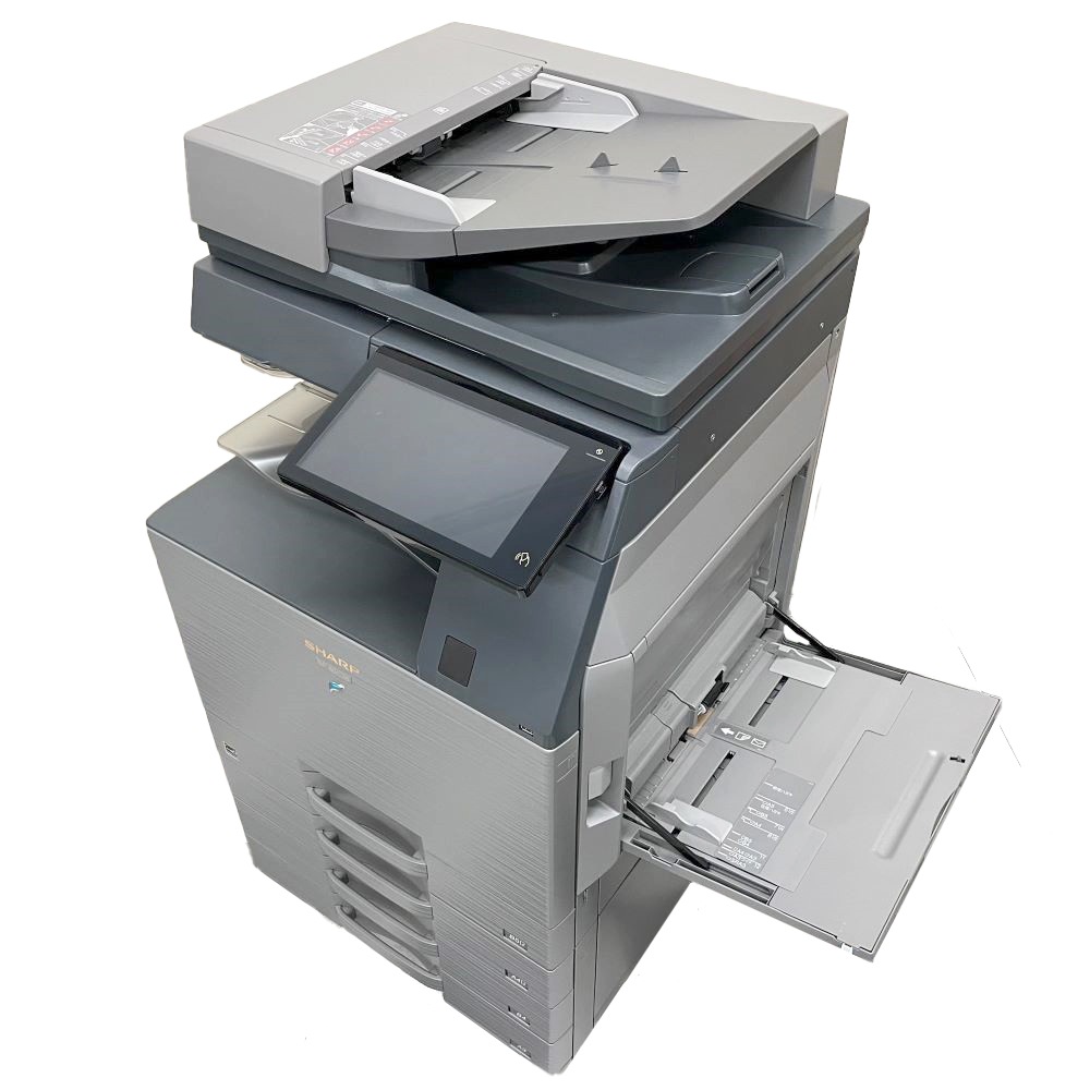 シャープ フルカラー複合機 BP-60C26 2022年製 総使用枚数2,087枚 ウィルス検知キット フルカラー コピー FAX プリンター スキャナー 最大原稿A3 白黒2,014枚 フル ...