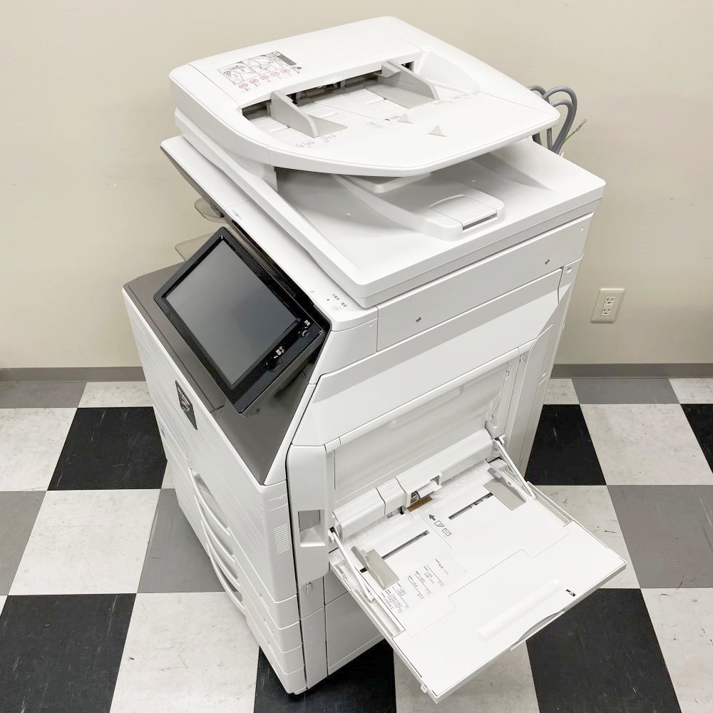 シャープ フルカラー複合機 MX-2631 2021年製 総使用枚数16,012枚 フルカラー コピー FAX プリンター スキャナー 最大原稿A3 LAN USB カセット4段 手差し ...