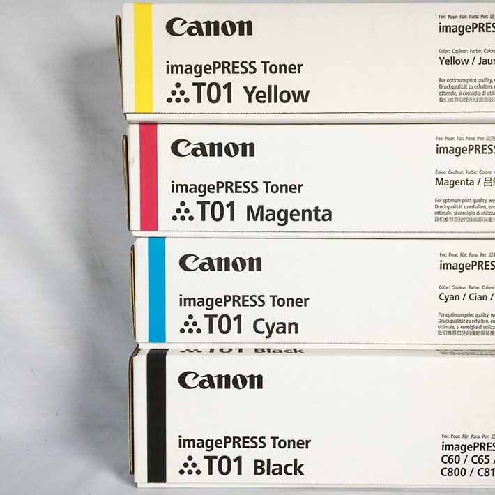 キャノン 純正トナーカートリッジ imagePRESS Toner T01 4色セット imagePRESS C60 C65 C600 ...