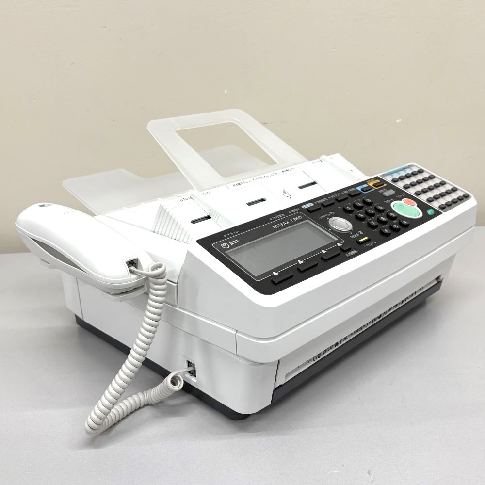 NTT 感熱ロール紙FAX NTTFAX T-360 印字枚数4,865枚 卓上型ファクス・コピー スーパーG3ファクス PC-FAX ネットワーク ムラテック F-390 【小型宅配便 ...