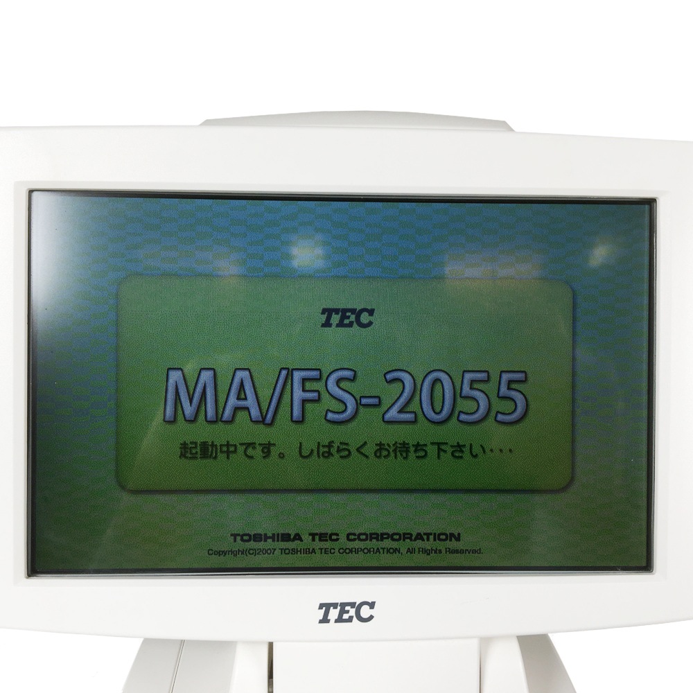 東芝テック MA-2055-V2-R ホワイト POSレジスター タッチスキャナー付き【中古】 | 店舗用品,レジスター | アットランド・オンラインショップ