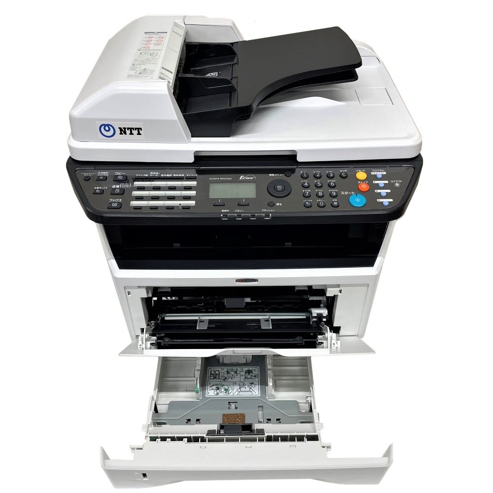 京セラ(NTT) ECOSYS M2535dn A4モノクロ複合機 使用枚数4496枚 USB 白黒 コンパクト コピー機【送料無料】【中古 ...