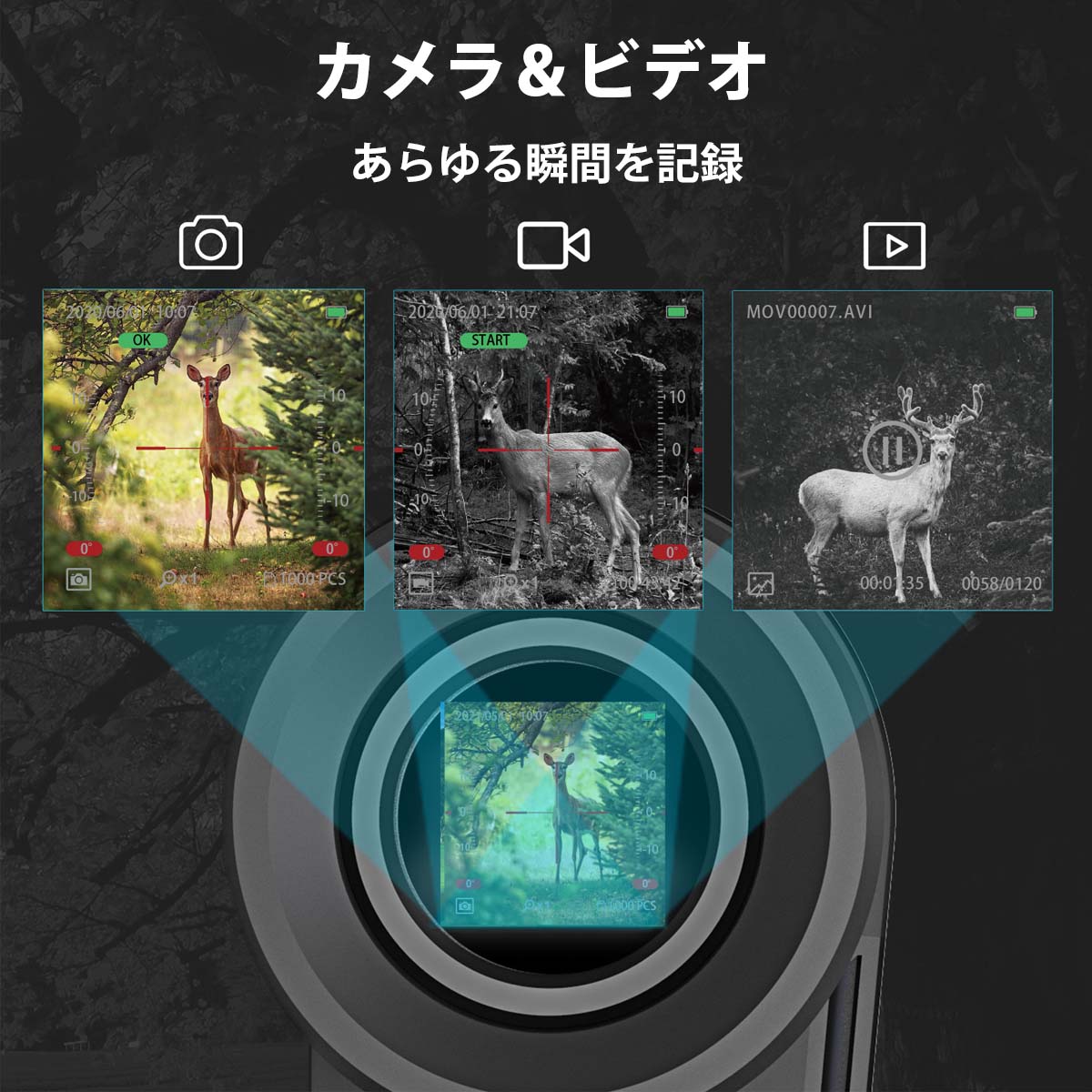 MILESEEY ACPOTELシリーズ ナイトビジョン単眼鏡 NV20 | セキュリティ・防衛・害獣対策,サーマル双眼鏡 | サーマルカメラ専門総合サイト・アットサーマル