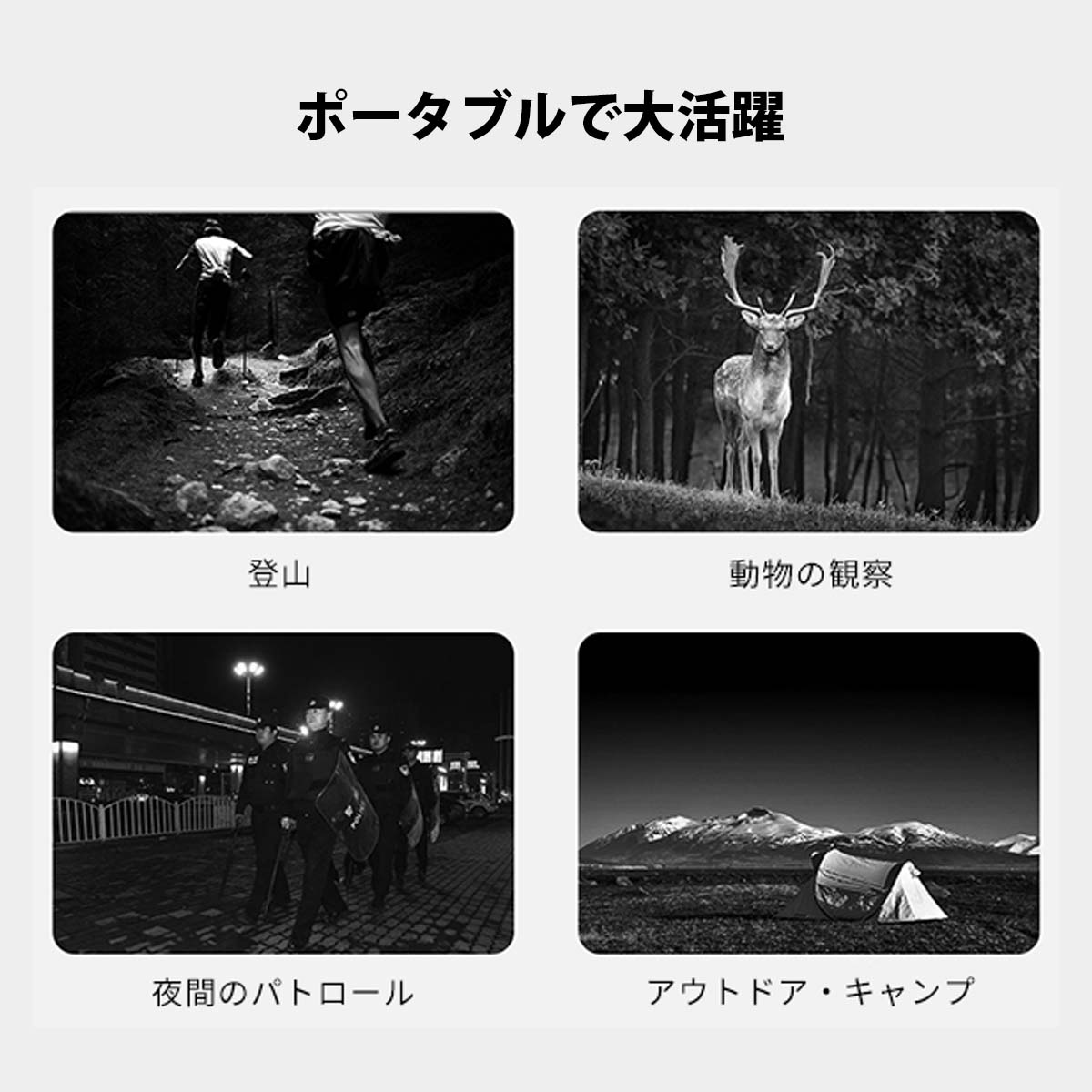 MILESEEY ACPOTELシリーズ ナイトビジョン単眼鏡 NV20 | セキュリティ・防衛・害獣対策,サーマル双眼鏡 | サーマルカメラ専門総合サイト・アットサーマル