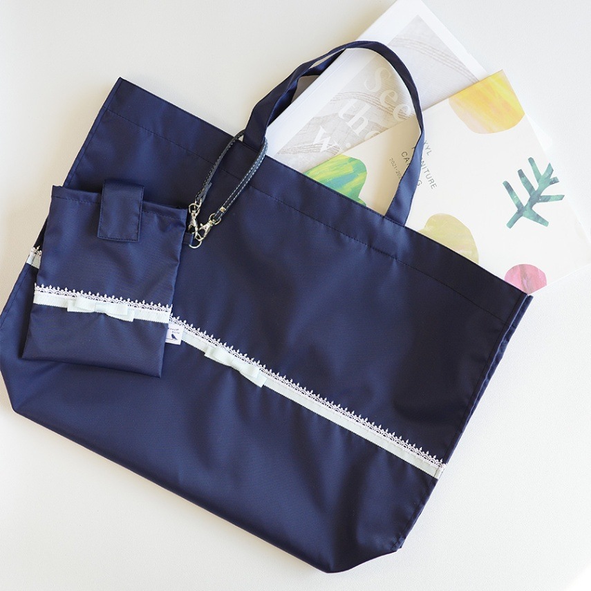 ナイロンのコンパクトレッスンバッグ ブルーリボン SKY-LSB-KON02をお探しならお受験専門店｜キルシェ・ブリューテ