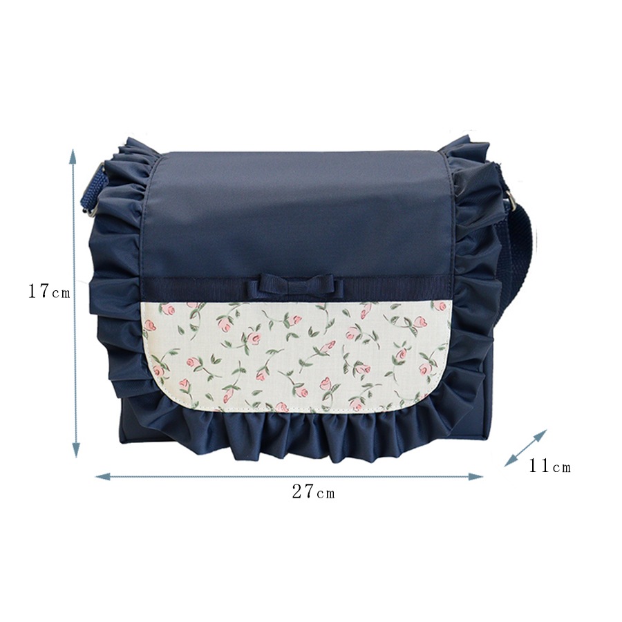 入学準備品・ 一点限定 フローティングフローラ 斜め掛けお弁当ショルダー SY23-01をお探しならお受験専門店｜キルシェ・ブリューテ