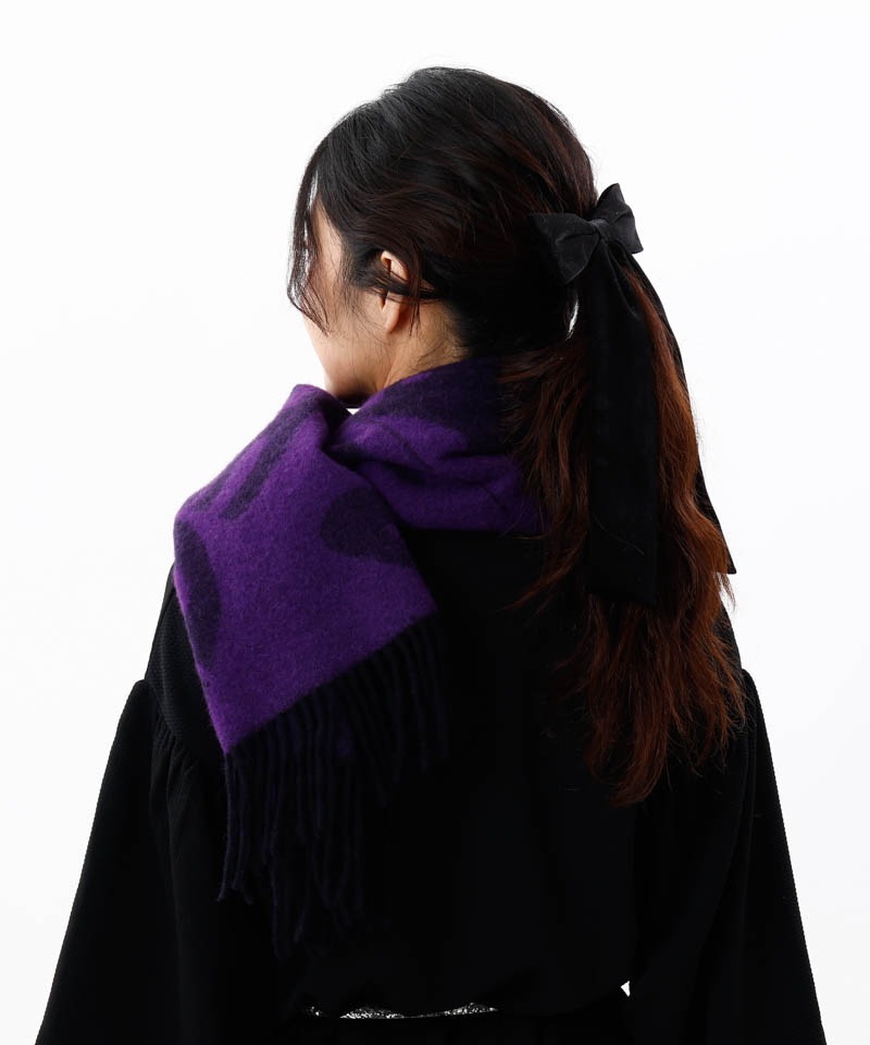 ANNA SUI（アナ スイ）】ボタン付きウールジャカード羽織り(WASH)ANNA