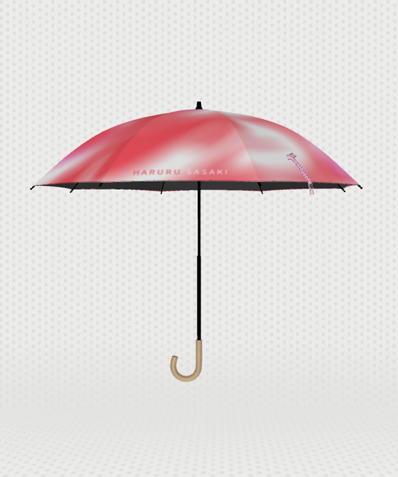 クリエイターズ コラボ 】 HARURU SASAKI（晴雨兼用傘） 受注生産品ShareUC｜オーロラ オンラインストア