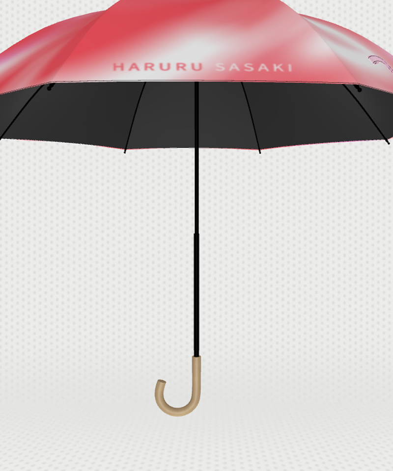 クリエイターズ コラボ 】 HARURU SASAKI（晴雨兼用傘） 受注生産品ShareUC｜オーロラ オンラインストア