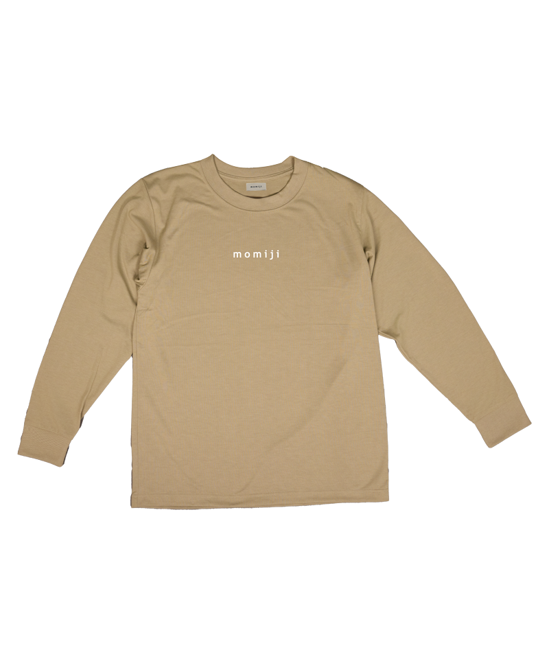 momiji 】 Long sleeve T the logo recycle polyester特別カート専用｜オーロラ オンラインストア
