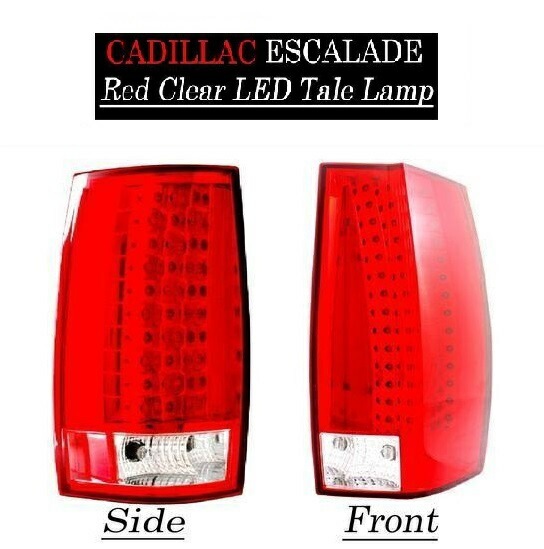 送料無料 キャデラック エスカレード リアLEDコンビテールランプ ESV 07y-10y ハイブリッド 09y-10y 左右SET リヤ バックライト レッド | リア部品,テールランプ全 ...