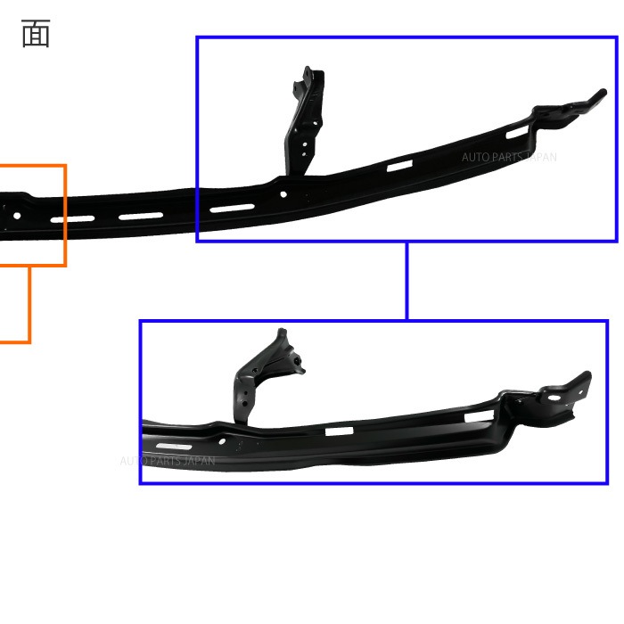 送料無料 トヨタ ランドクルーザー 100 UZJ100W HDJ101K フロントエンドパネル サブ アッシー バンパー 52506 ...