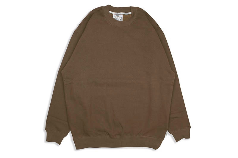 PRO CLUB HEAVYWEIGHT CREWNECK FLEECE SWEATSHIRT (BROWN) 141 | Brand,M-R ...