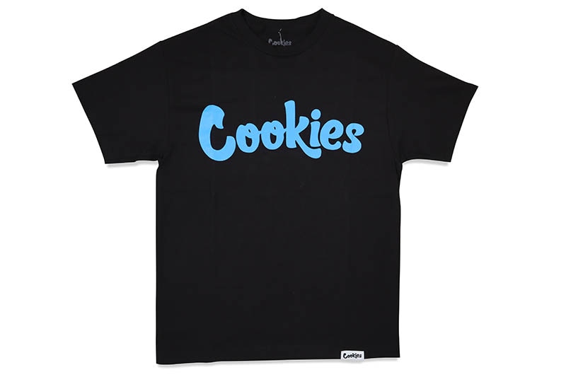 COOKIES ORIGINAL LOGO TEE (BLACK/COOKIES BLUE) 1564T6661 CM232TSP01 ...