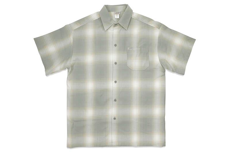 CALTOP PLAID FLANNEL SHORT SLEEVE SHIRT (#2000:NEW GRAY) | Brand,A-F ...