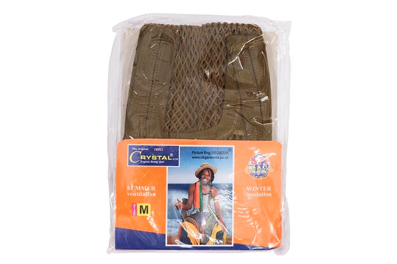 CRYSTAL THE ORIGINAL ENGLISH STRING VEST (OLIVE) | すべての商品 | GROWAROUND ...