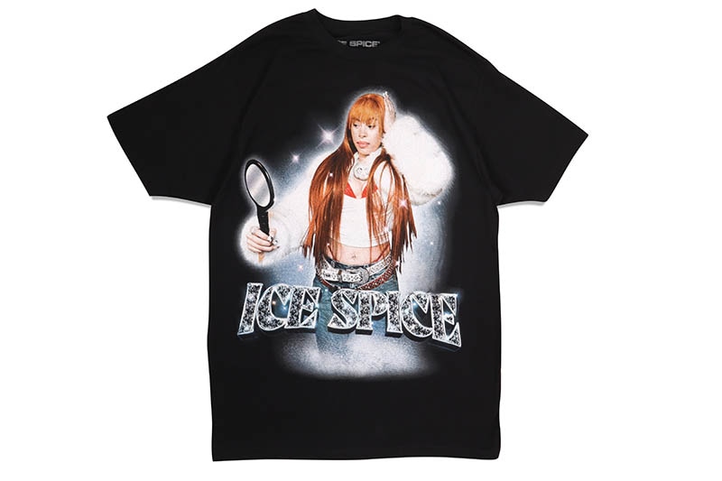 ICE SPICE MIRROR PORTRAIT T-SHIRT (BLACK) | Brand,OTR,GRAPHIC SHIRTS ...