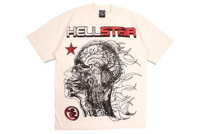 HELLSTAR STUDIOS HUMAN DEVELOPMENT T-SHIRTS (CREAM) | Brand,G-L ...